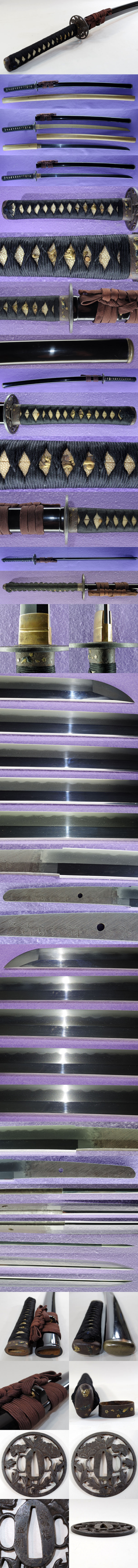 japanese sword katana [sasyu_ju fujiwara masayuki] (Kao) (sinsintou ...