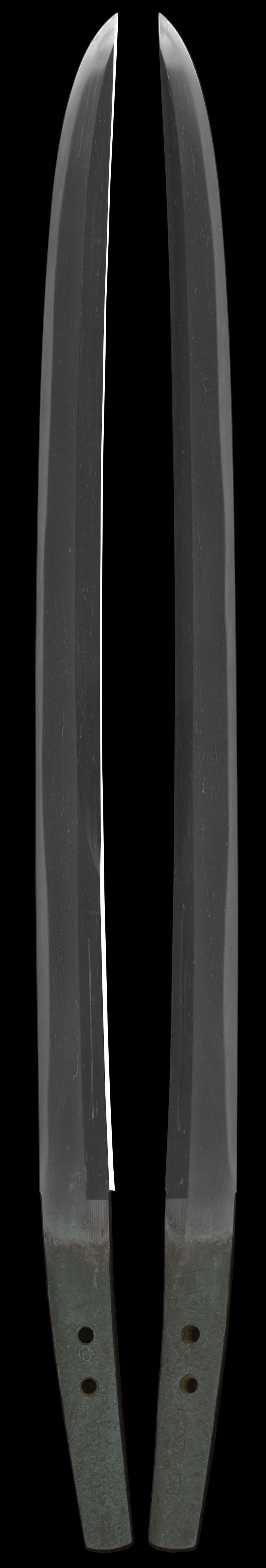 japanese sword wakizashi [ryoukai yoshizane] (tsukushi_ryokai school ...