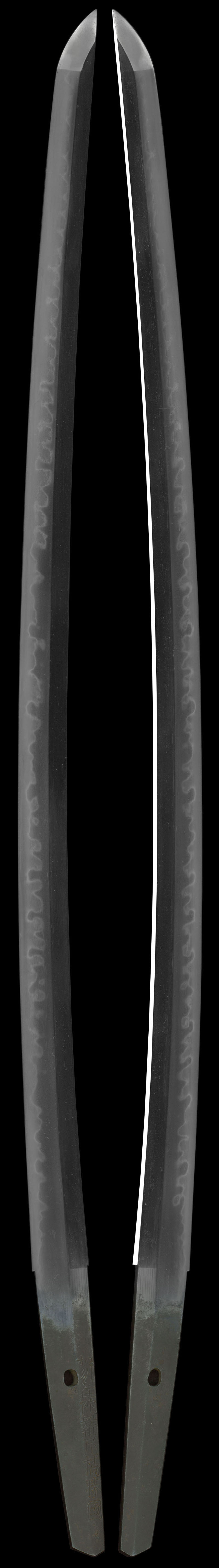 japanese sword wakizashi[kashu_ju darani tachibana katsukuni] (The ...